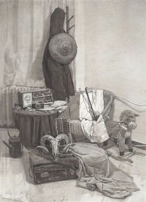 素描一组非常耐看的传统素描画面 哔哩哔哩