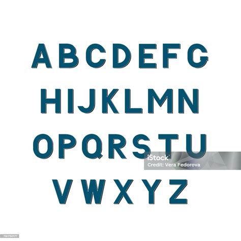 복고풍 벡터 알파벳입니다 굵은 영어 문자 Az 와 그림자 흰색에 격리 산세리프 글꼴 라틴어 대문자 기호입니다 아트웍에 대한 디자인 템플릿을 쉽게 편집할 수 있습니다 0명에