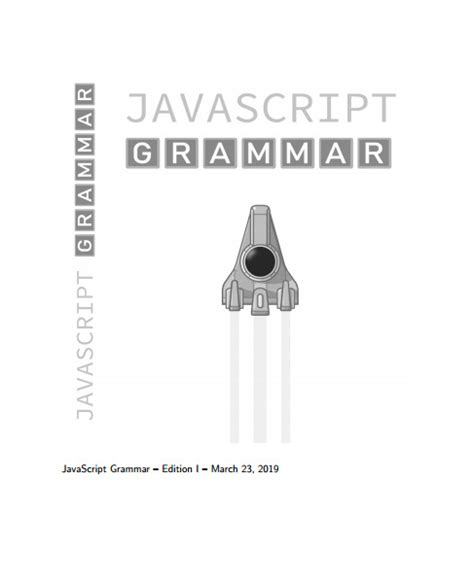 Javascript Grammar By Greg Sidelnikov Goodreads