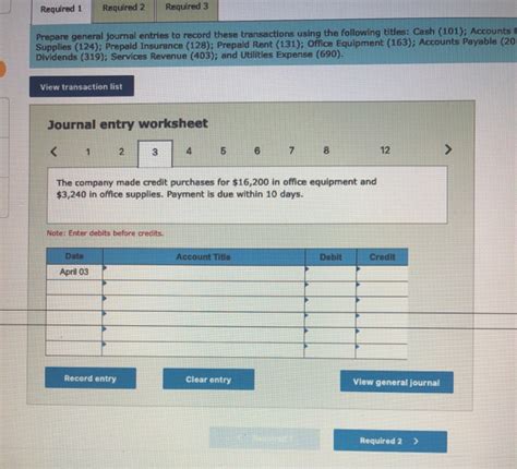 Journal Entry Problems And Solutions Format Examples