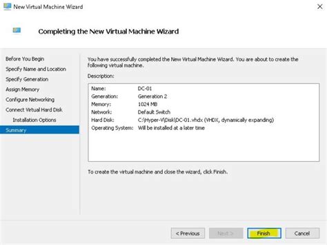 Step By Step Process To Create Your First Vm In Hyper V Part I Devopsage