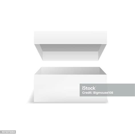 현실적인 상세한 3d 템플릿 빈 화이트 광장 상자를 비웃는 다 벡터 3차원 형태에 대한 스톡 벡터 아트 및 기타 이미지 3차원 형태 가리기 공란 Istock
