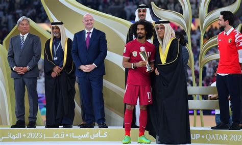 Qatars Akram Afif Named Asian Cup 2023 Mvp Wins Top Scorer Award