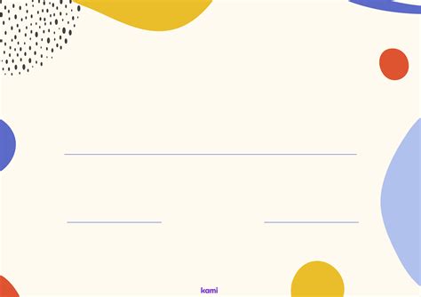 Blank Certificate Blobs For Teachers Perfect For Grades 1st 2nd 3rd 4th 5th K Pre K