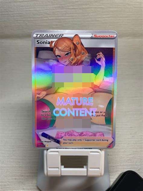 CUSTOM Sexy Pokemon Card Proxy Fan Card Orica TCG Hentai Etsy