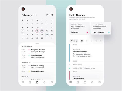 50 Best Schedule App Ui Design Examples Bashooka App Ui Design