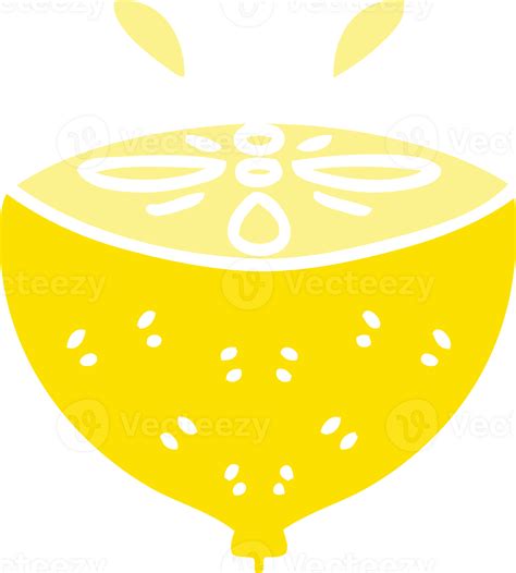 Hand Drawn Quirky Cartoon Lemon 45223968 Png