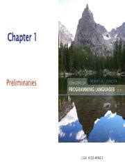 Ch1 Pdf Chapter 1 Preliminaries ISBN 0 321 49362 1 Chapter 1 Topics