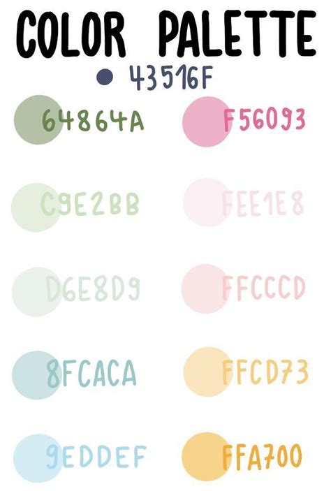 Pin By Flor On Códigos Colores Color Coding Notes Hex Color Palette Hex Color Codes