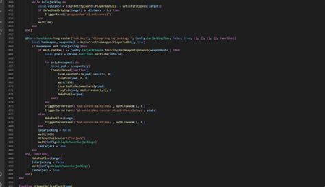 Qb Vehiclekeys Client Main Lua 461 Error When Trying To Hijack A Car