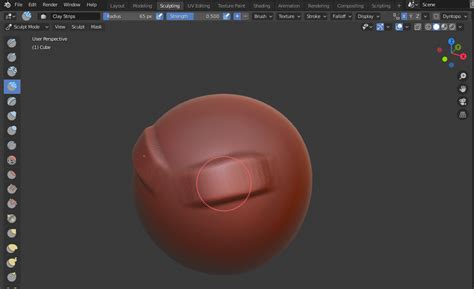 Option To Disable The Small Dot In The 3d Guide For The Sculpt Mode