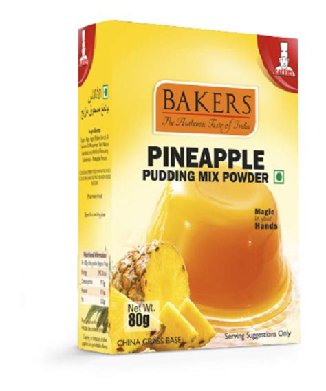 Bakers Pineapple Pudding Mix Powder Packaging Type Packet Packaging