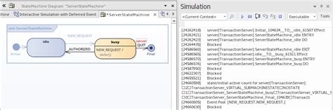 Example Deferred Event Pattern Enterprise Architect User Guide