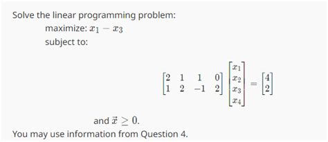 Solved Solve The Linear Programming Problem Maximize