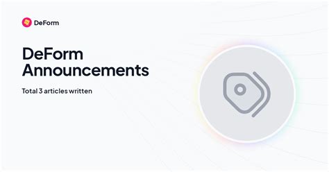 deform announcements