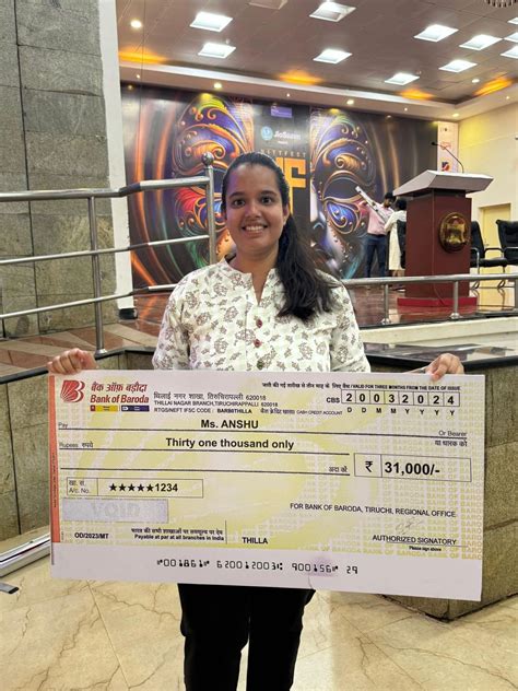 Academicexcellence Nittrichy Bankofbaroda Gratitude Achievementunlocked Anshu 42 Comments