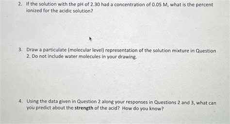Solved 3 Draw A Particulate Molecular Level