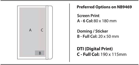 A5 Snapper Notebook Blue Chip Branding