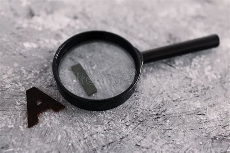 Ai Text With Magnifying Glass Analysing The I For Intelligence Concept Of Machine Learning