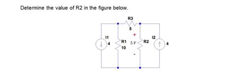Solved Determine The Value Of R In The Figure Below Chegg