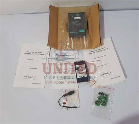 MOXA CONVERTER TCC 100I 3093002000411 REV 2 2 1 TCC 80 CONNECTOR CABLES United Marine Services