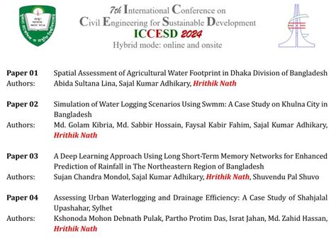 Hrithik Nath On Linkedin I Am Thrilled To Share That Four Of My Co Authored Papers Have Been…