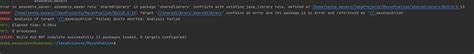 Error In Assemblemaven Assemblemaven Rule Sharedlibrary In Package