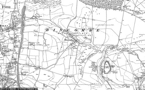 Historic Ordnance Survey Map Of Bincombe 1886 1902