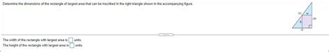 Solved Determine The Dimensions Of The Rectangle Of Largest Chegg