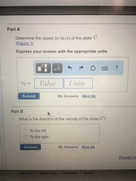 Solved Problem 1731 Bar Ab Rotates At W 9 Rads In The