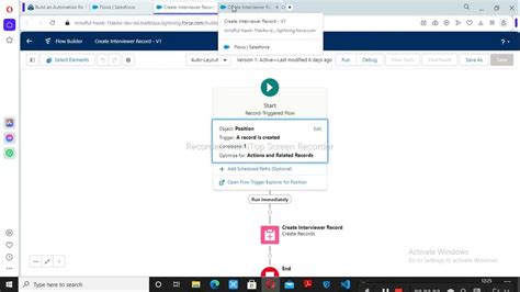 Step 1 Build An Automation For Creating Interviewer Records Youtube
