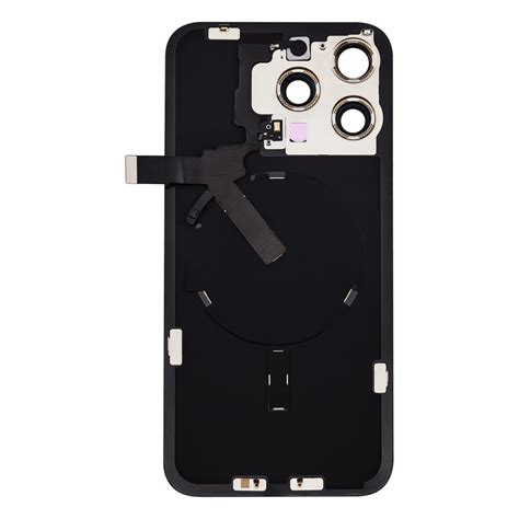 Iphone 15 Pro Max Back Glass Steel Plate Pre Installed Magsafe Magnet Nfc And Flashlight Flex