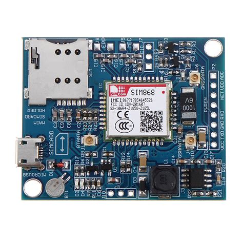 New SIM868 Development Board GSM GPRS Bluetooth GPS Module 868MHz With Micro SIM Card