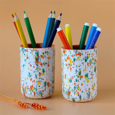 Cute Pencil Holders For Desk Etsy