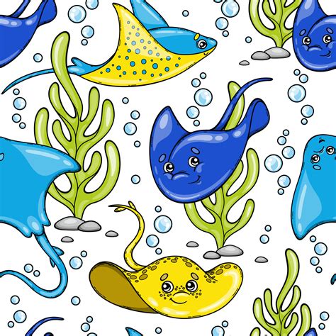 Stingrays Swimming Wallpaper