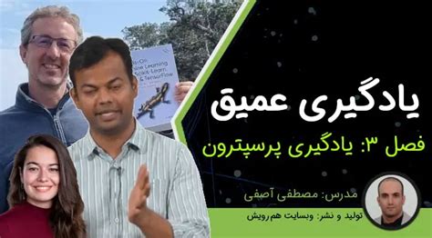 آموزش یادگیری عمیق فصل ۳ ‌ الگوریتم پرسپترون هم رویش