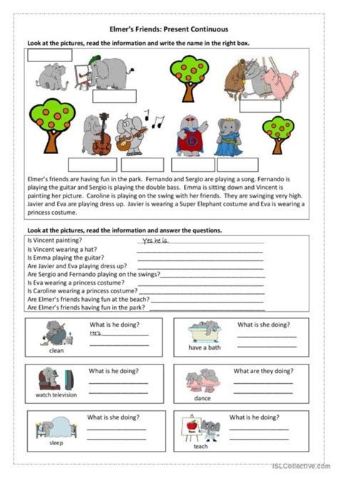 13 Present Continuous Progressive Tense Reading For Detai…