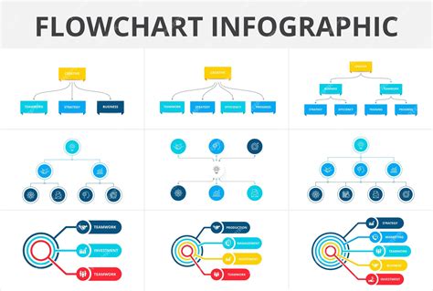 Premium Vector Flowchart Infographic Set Illustration For Data Premium Vector Flowchart Infographic Set Illustration For Data