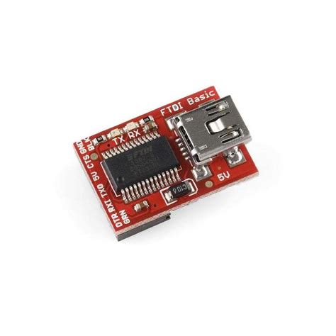 Ftdi Basic Breakout 5v Sparkfun Dev 09716 Usb Mini To Serial 6pin