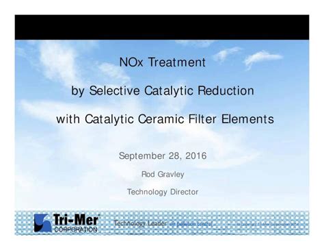 Pdf Nox Treatment By Selective Catalytic Reduction With · Haldor Topsoe P Schoubye Paper