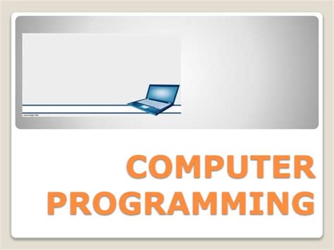 Programming Fundamentals Lecture 1 Pptx