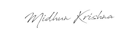 84 Midhun Krishna Name Signature Style Ideas Best E Signature