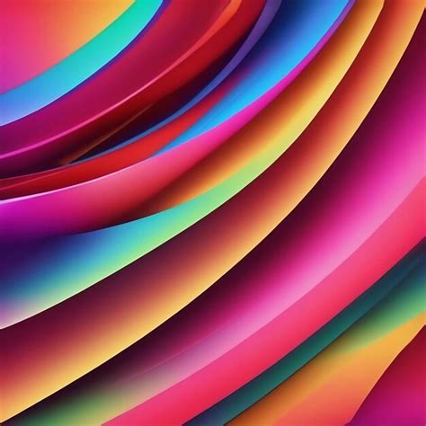 Premium Photo Colorful Gradient Prism Vibrant Background Curves