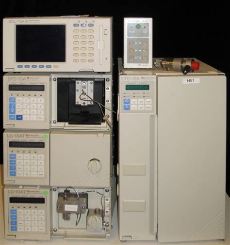 Shimadzu LC AT HPLC System With Column Oven Elsichrom HPLC