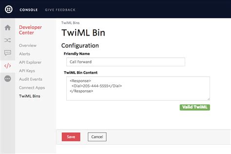 Introducing Native TwiML Bins Powered By The Twilio Cloud Twilio