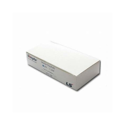 인팍쇼핑 Ls전선 Cat6 Utp Rj45 랜 모듈러 커넥터 플러그 Pc부품주변기기