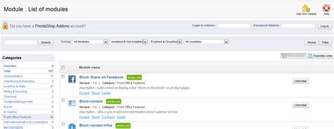 Configuring The 1 Click Upgrade In Prestashop 15 Web Hosting Hub