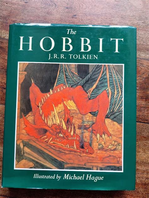 The Hobbit By J R R Tolkien Fine Hardcover 1987 1st Edition Johnstons Arran Bookroom