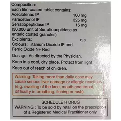 Aceclo Sera Uses Price Dosage Side Effects Substitute Buy Online