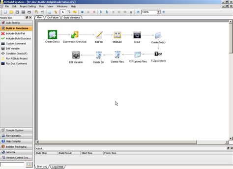 dailybuild d un projet delphi avec r2build